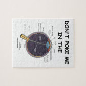 Don't Poke Me In The (Eye Anatomy) Humor Jigsaw Puzzle | Zazzle