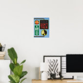 DON'T TALK. Street sign. Poster | Zazzle
