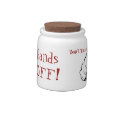 Don't Touch My Candy! Candy Jar | Zazzle