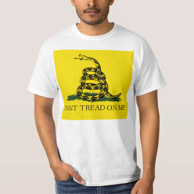 Don't Tread On Me Gadsden Flag T-Shirt | Zazzle