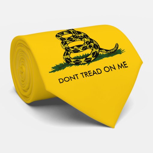 Don't Tread on Me, Will Bratton Tie | Zazzle