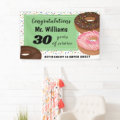 Donut and Sprinkles Retirement Banner | Zazzle