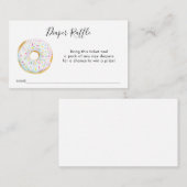 Donut Baby Diaper Raffle Ticket Enclosure Card | Zazzle