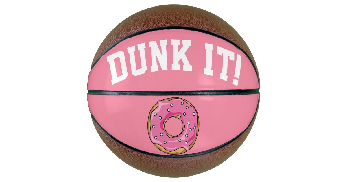 Donut Ball Strawberry Basketball | Zazzle