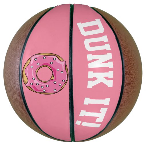 Donut Ball Strawberry Basketball | Zazzle