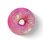 Donut button | Zazzle