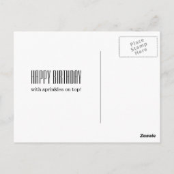 Donut Dozen Birthday Postcard | Zazzle
