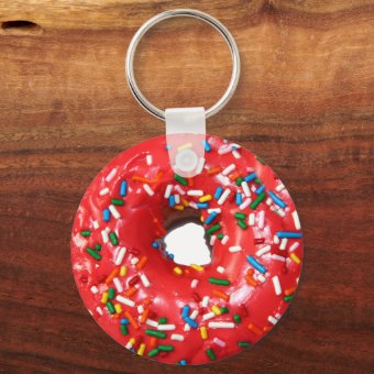 Donut Keychain | Zazzle