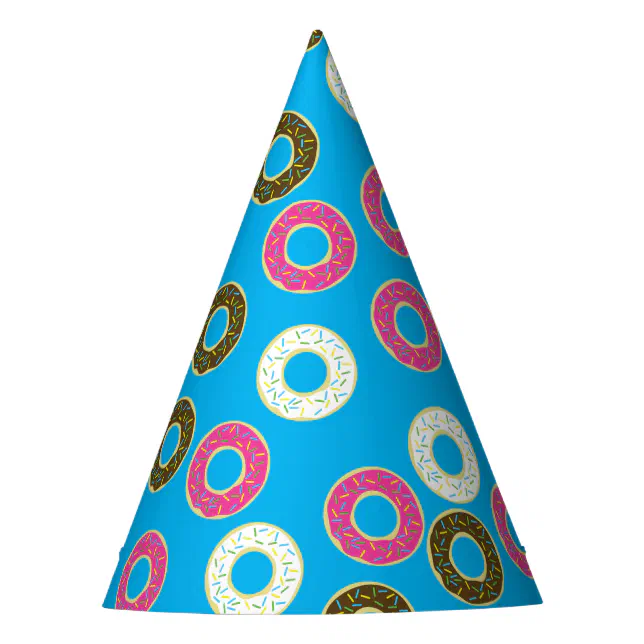 Donut Kid's Birthday Party Cute Party Hat | Zazzle