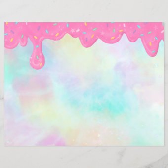 Donut Reversible Coloring Activity Page | Zazzle