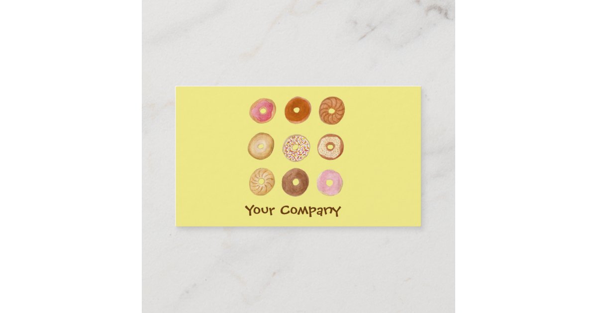 Donut Shop Business Card | Zazzle