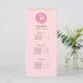 Donut shop Price list/ Menu Card | Zazzle