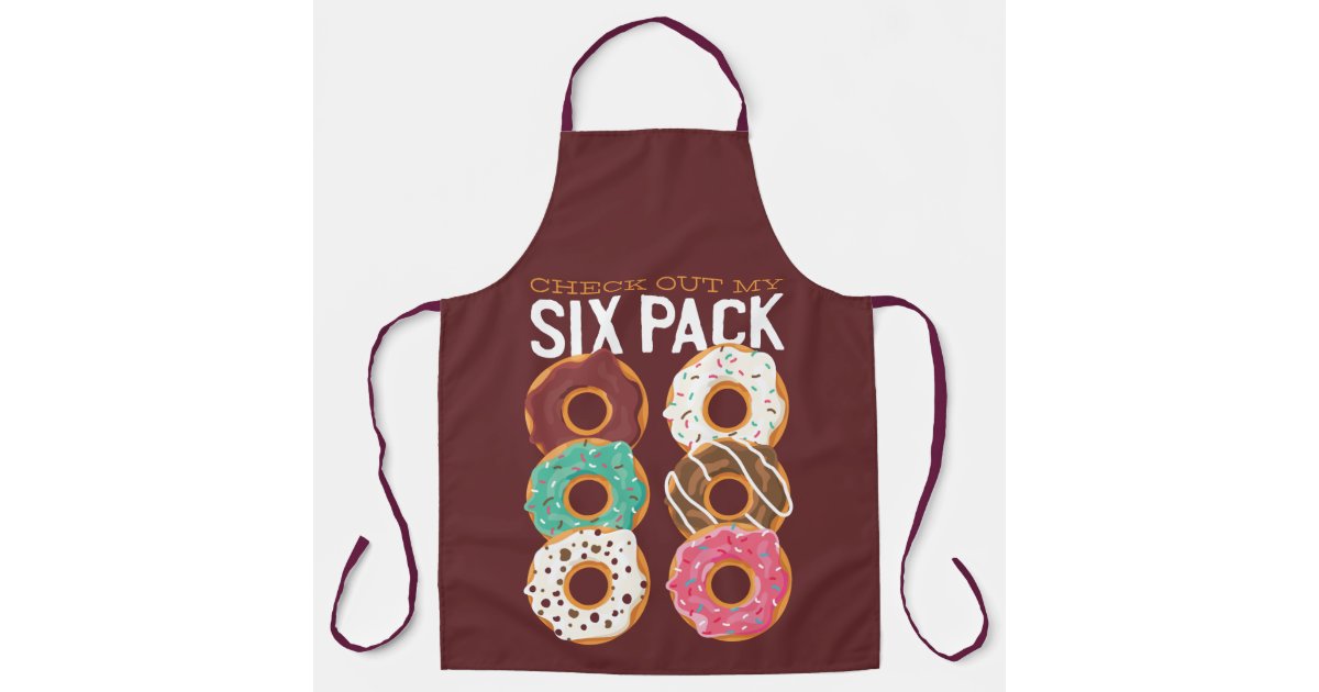 Donut six pack apron | Zazzle