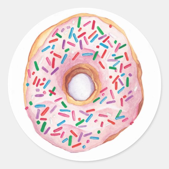 Donut stickers | Zazzle.com