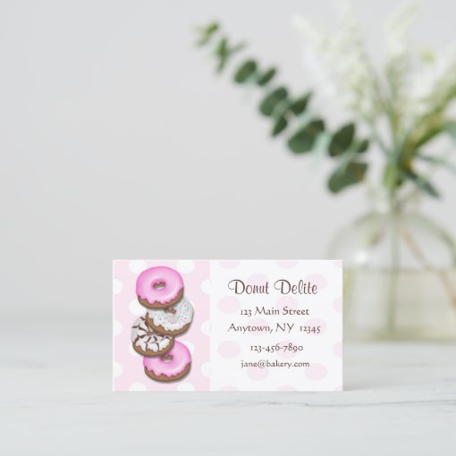 Donuts Business Card | Zazzle
