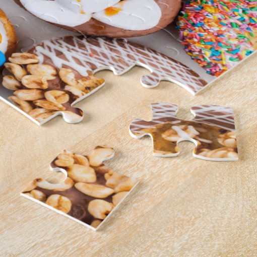 Donuts Marshmallow Jigsaw Puzzle | Zazzle