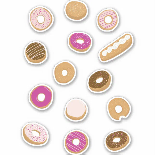 Donuts Sticker | Zazzle