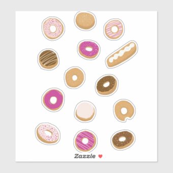 Donuts Sticker | Zazzle