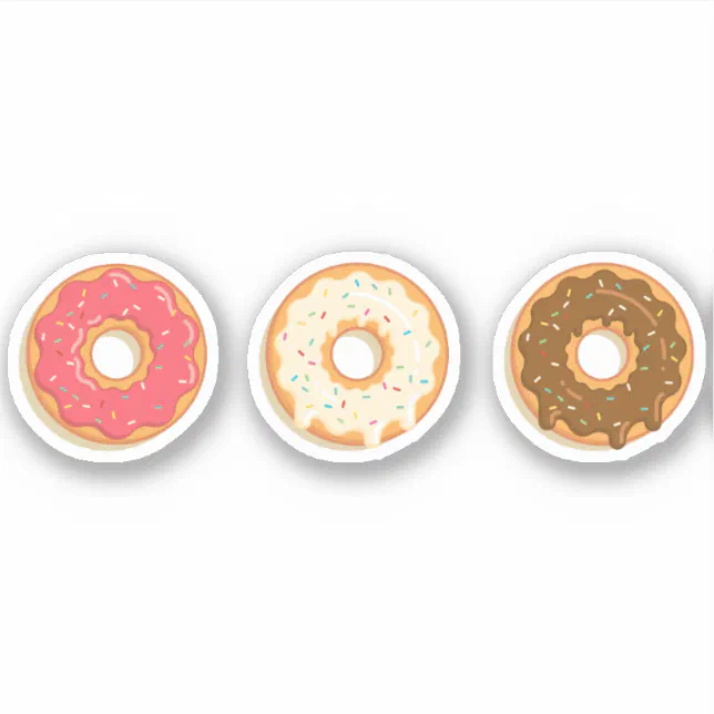 Donuts Sticker | Zazzle