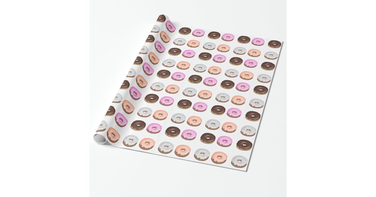 Donuts Wrapping Paper | Zazzle