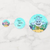 Doo DOO Doo Baby Shark Birthday Party Confetti | Zazzle