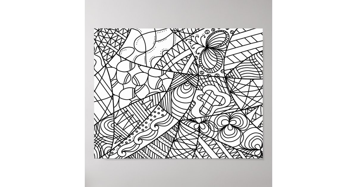 Doodle Art Poster | Zazzle