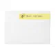 Doodle Bee Baby Shower Yellow Wrap Around Label | Zazzle