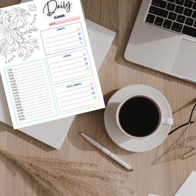 Doodle Daily To-Do List Notepad | Zazzle