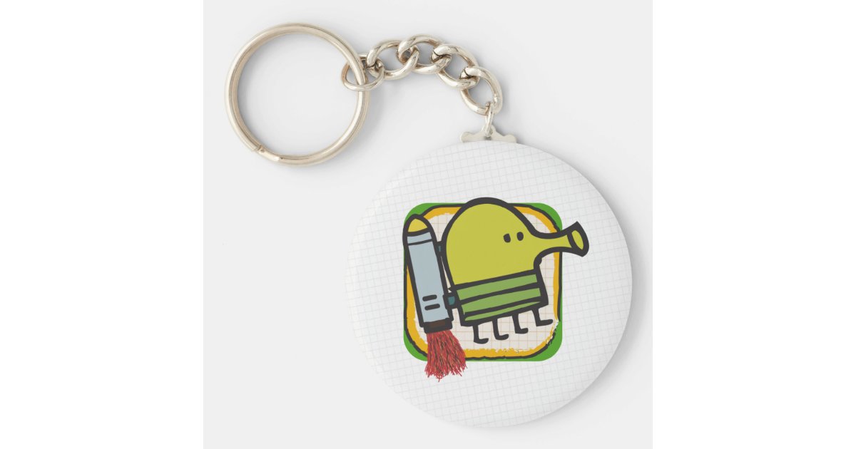 Doodle Jump Keychain | Zazzle
