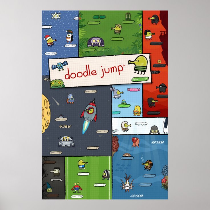 Doodle Jump poster | Zazzle