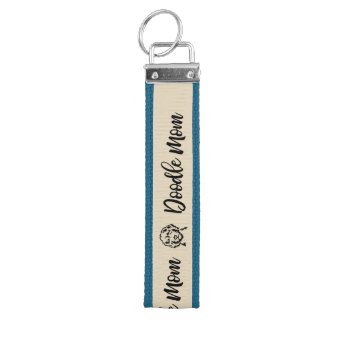 Doodle Mom Wrist Keychain | Zazzle