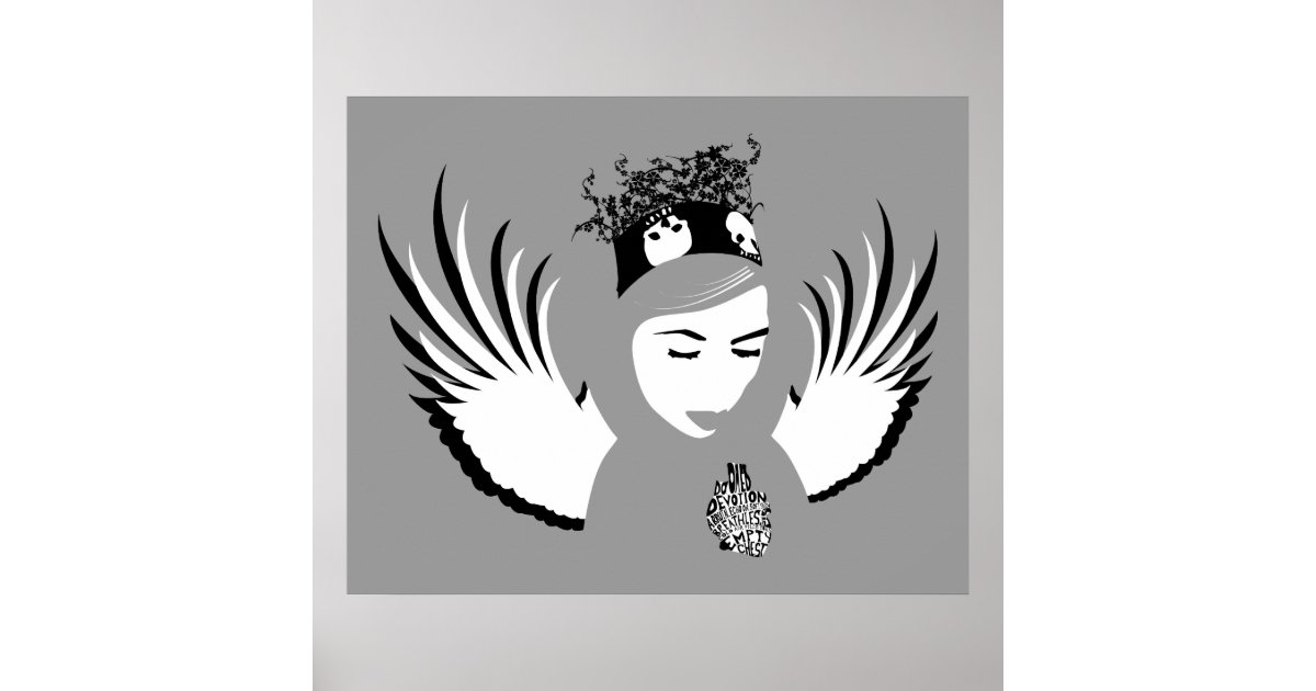 doomed devotion : lost angel poster | Zazzle