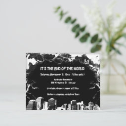 Doomsday Party Specialty Invitation | Zazzle
