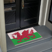 Door Mat with Flag of Wales, United Kingdom | Zazzle