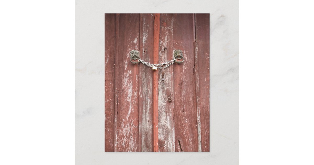 door postcard | Zazzle