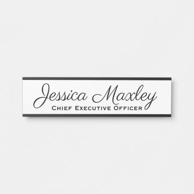 Door Signs for Office Simple Modern Business Sign | Zazzle