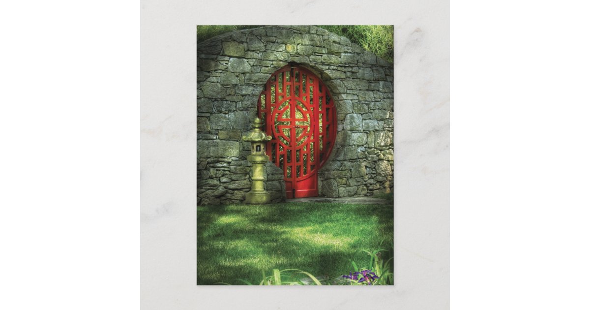 Door - The Moon gate Postcard | Zazzle