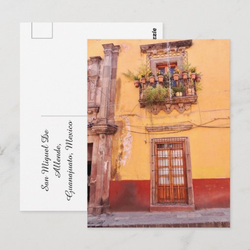 Doors of San Miguel De Allende, Guanajuato, Mexico Postcard | Zazzle