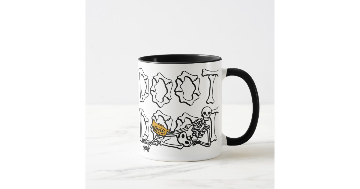 Doot Doot Skeleton Mug | Zazzle