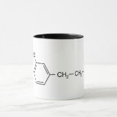 dopamine chemical formula drug dope chemistry elem mug | Zazzle