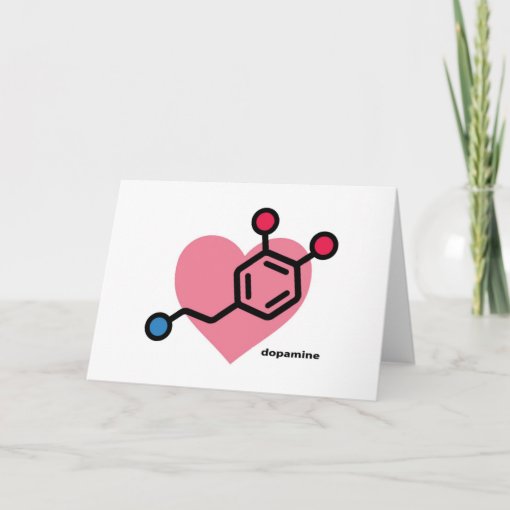 dopamine heart card | Zazzle