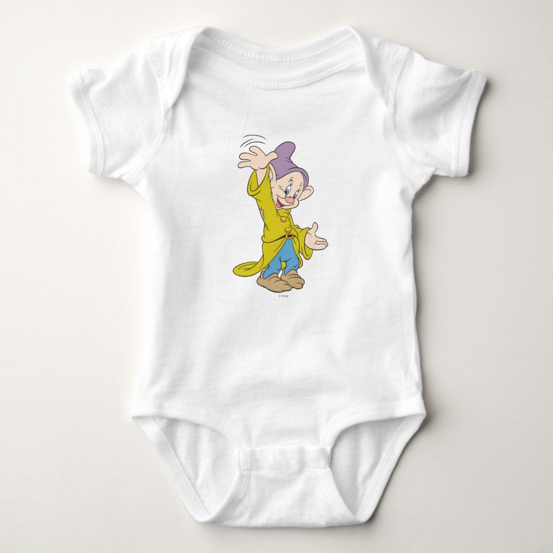 Dopey 4 baby bodysuit | Zazzle