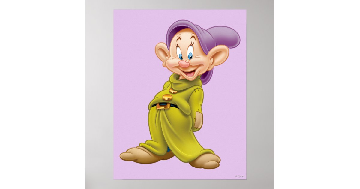 Dopey Standing Poster | Zazzle