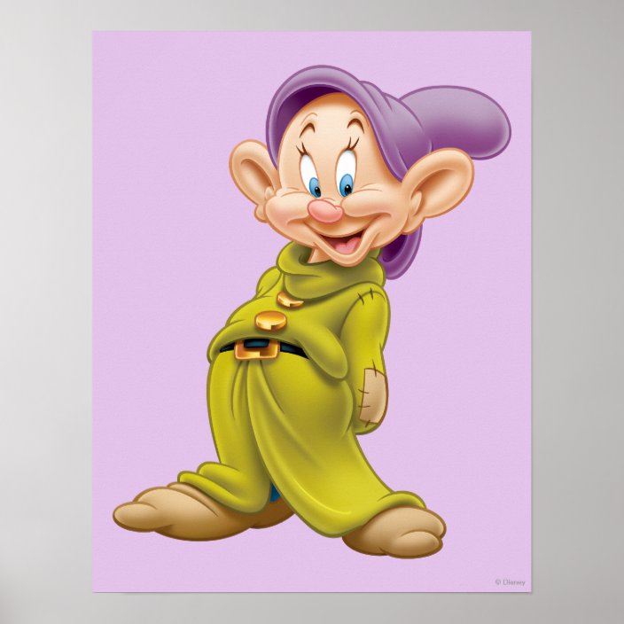 Dopey Standing Poster | Zazzle.com
