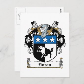 Doran Family Crest Postcard | Zazzle