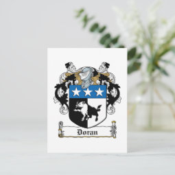 Doran Family Crest Postcard | Zazzle