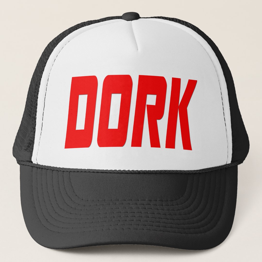 DORK TRUCKER HAT | Zazzle