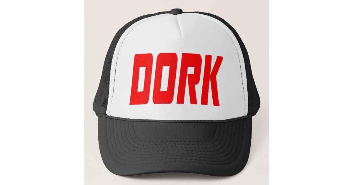 DORK TRUCKER HAT | Zazzle