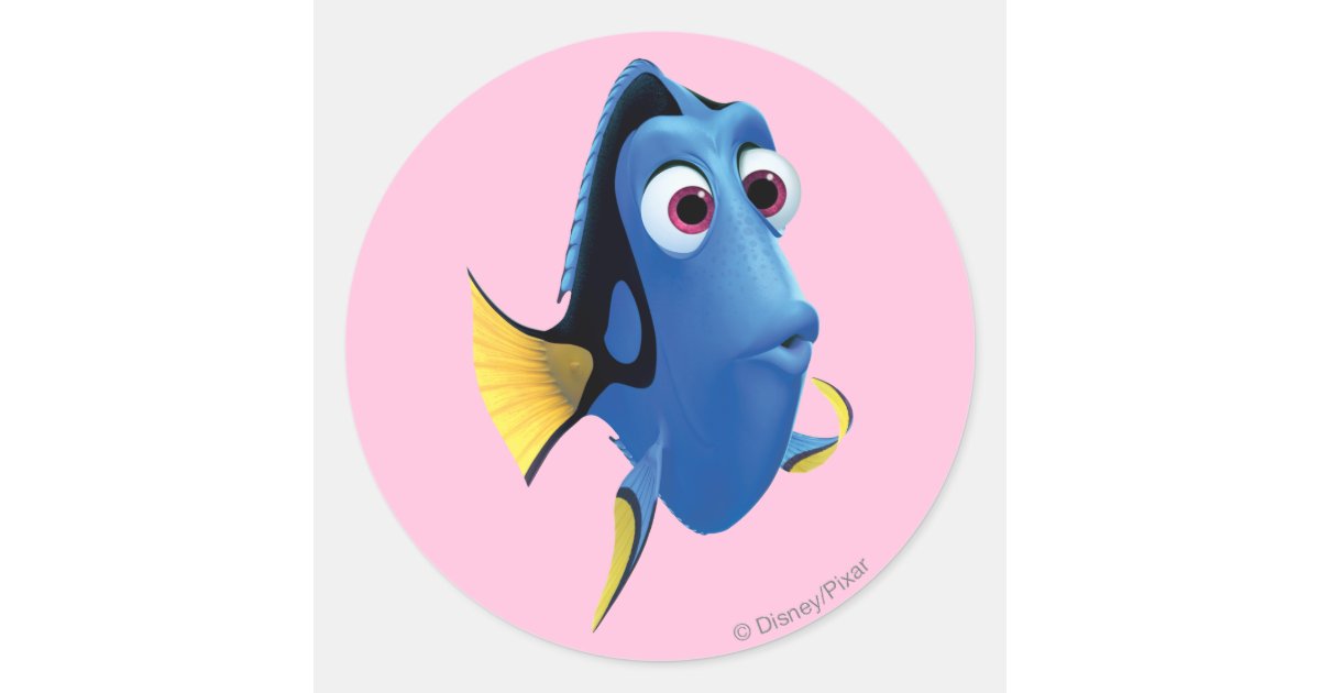 Dory 4 classic round sticker | Zazzle