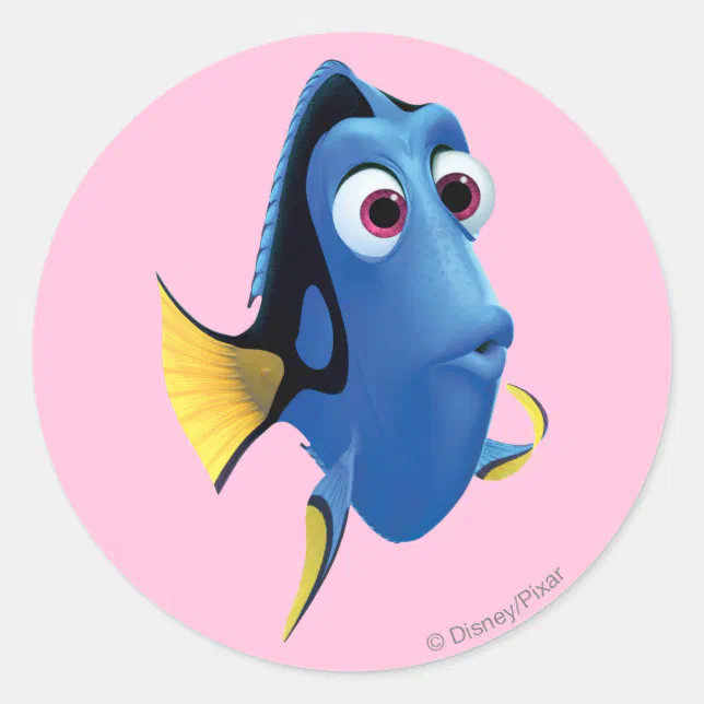 Dory 4 classic round sticker | Zazzle